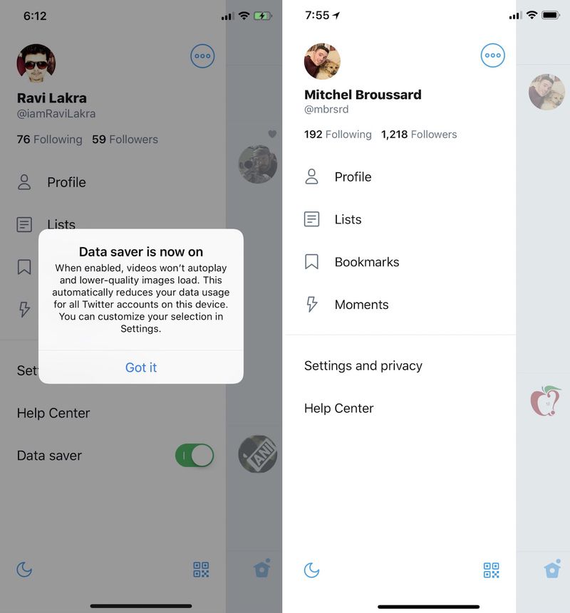 Twitter Testing Easy-to-Access Data Saver Toggle on iOS - MacRumors