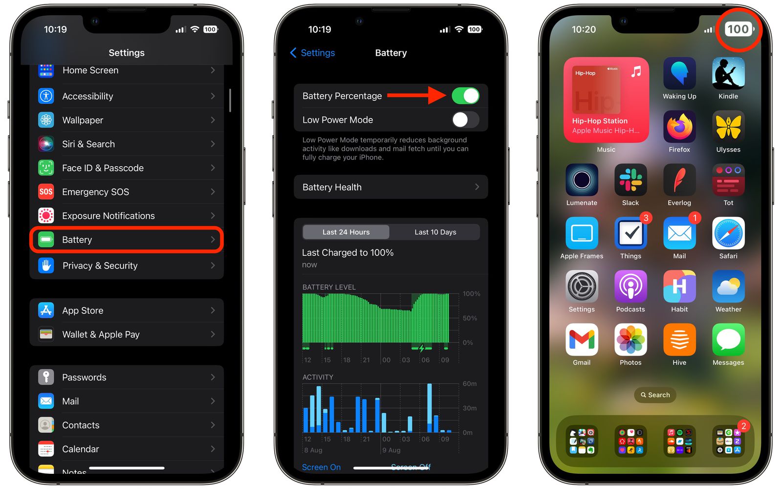 iOS 16: How to Display iPhone Battery Percentage in Status Bar - MacRumors