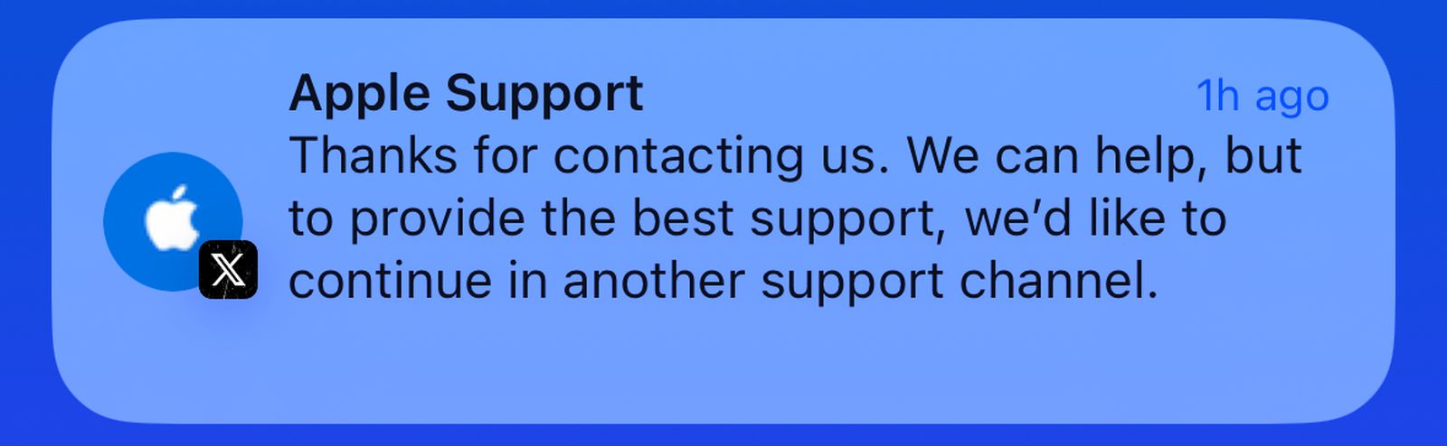 Apple Support Account on X No Longer Offers Help From a Human - MacRumors