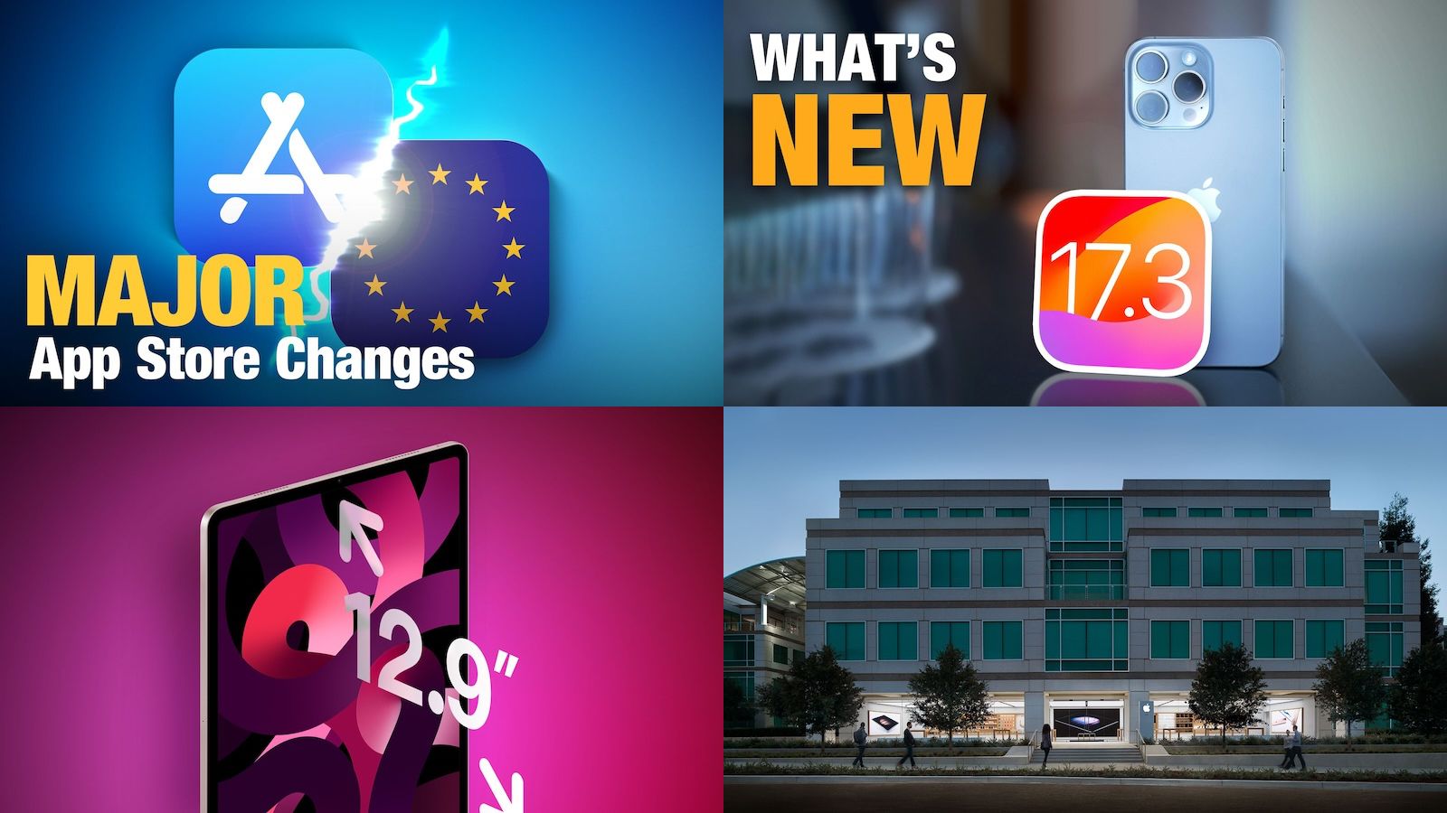 Top Stories: Major iOS 17.4 Changes, MacBook and iPad Updates, and More ...