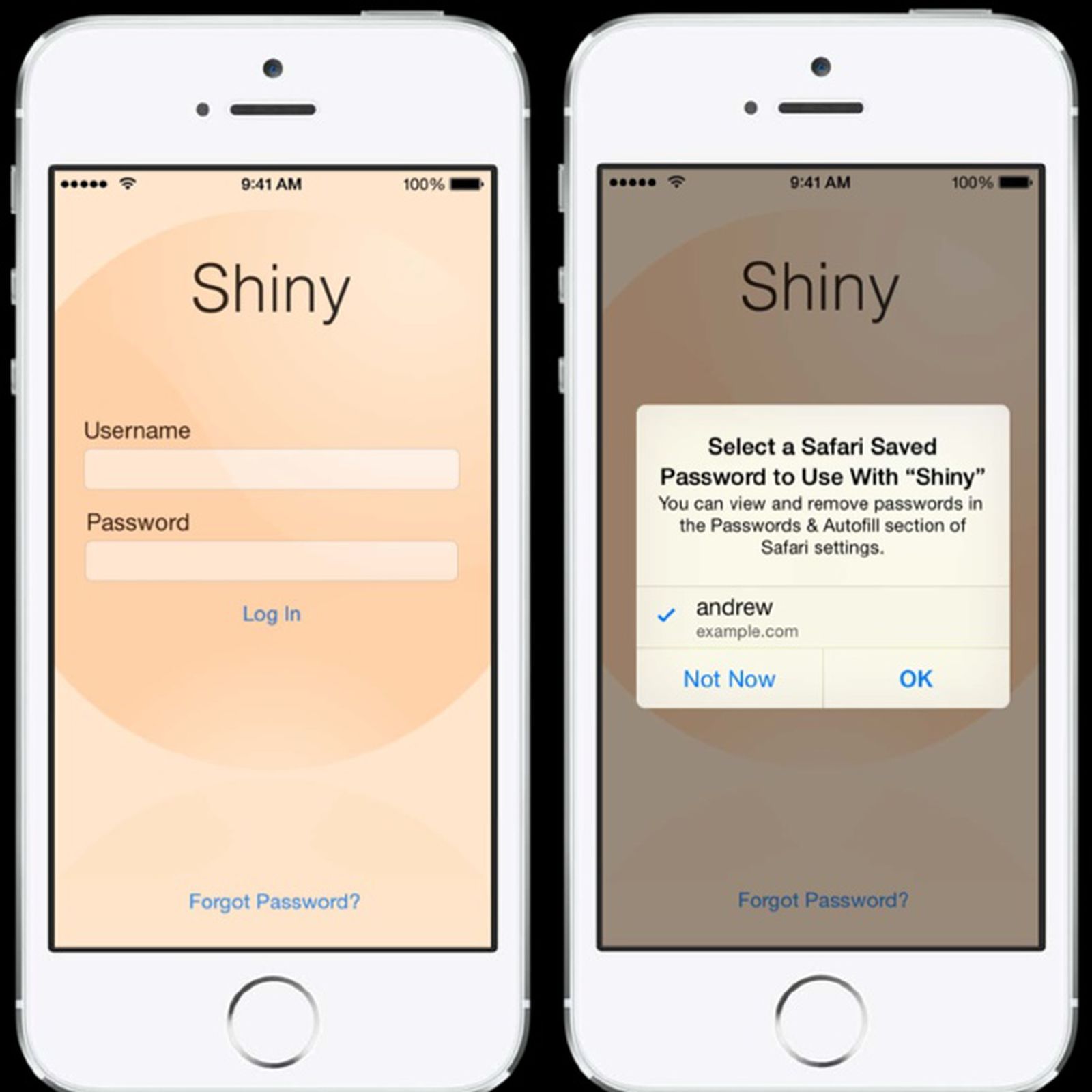 iOS 8 Simplifies App Login Process with Safari Password Sharing - MacRumors
