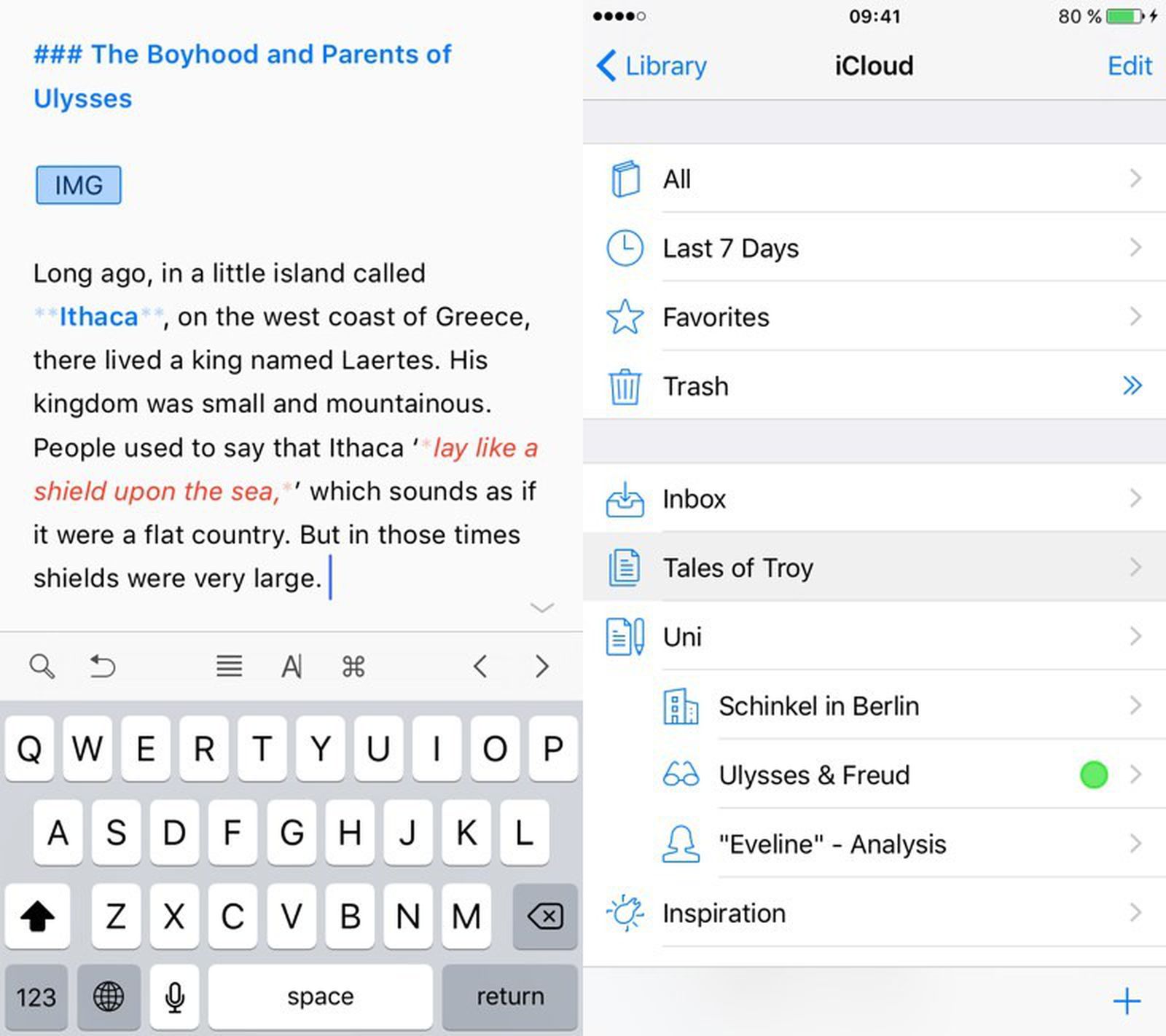 Popular Mac Writing App 'Ulysses' Makes iPhone Debut - MacRumors