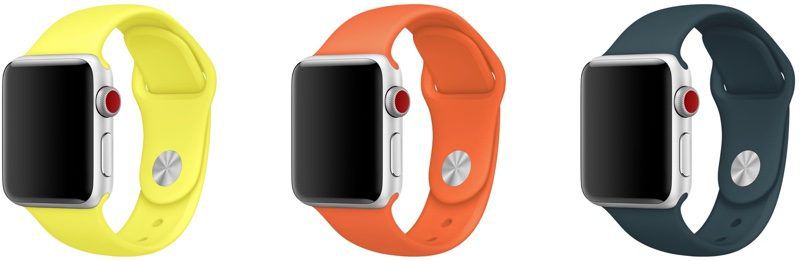 Apple Releases Apple Watch Sport Bands and iPhone Cases in Three New ...