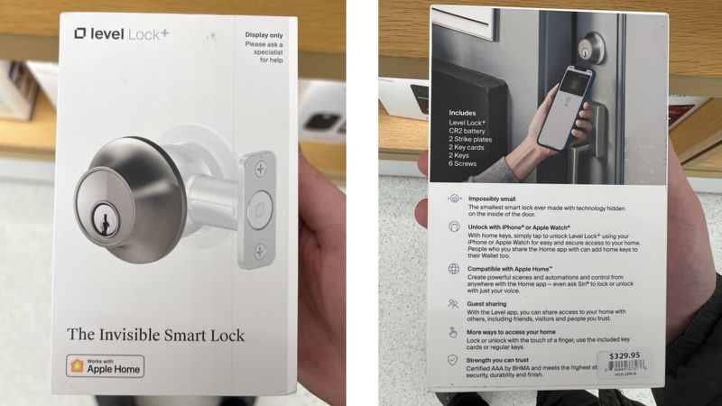 Level Lock+ Smart Lock With Home Key Support Launches in Apple Retail ...
