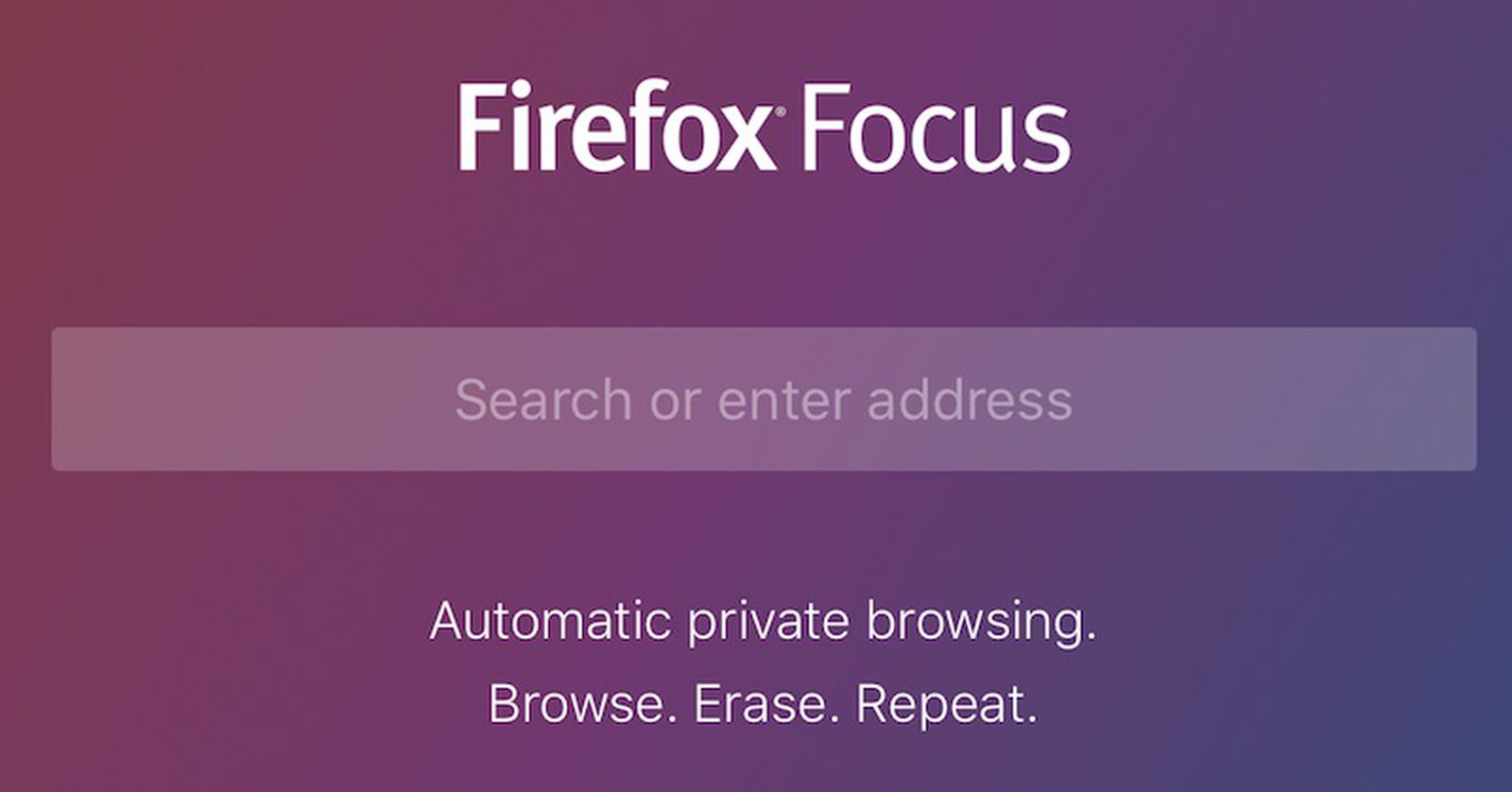 Privacy-Enabled Web Browser 'Firefox Focus' Launches on App Store With ...