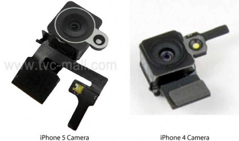 iPhone 5's Battery, Back Camera, and Audio Flex Cable Parts Leaked ...