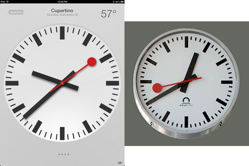 Swiss Federal Railways Says Apple Copied Its Iconic Railway Clock ...