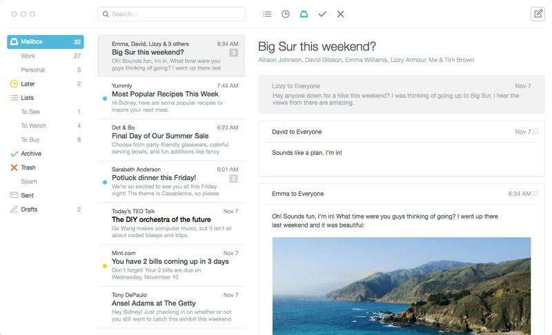 Email App 'Mailbox' for Mac Enters Open Beta, Available to All Users ...