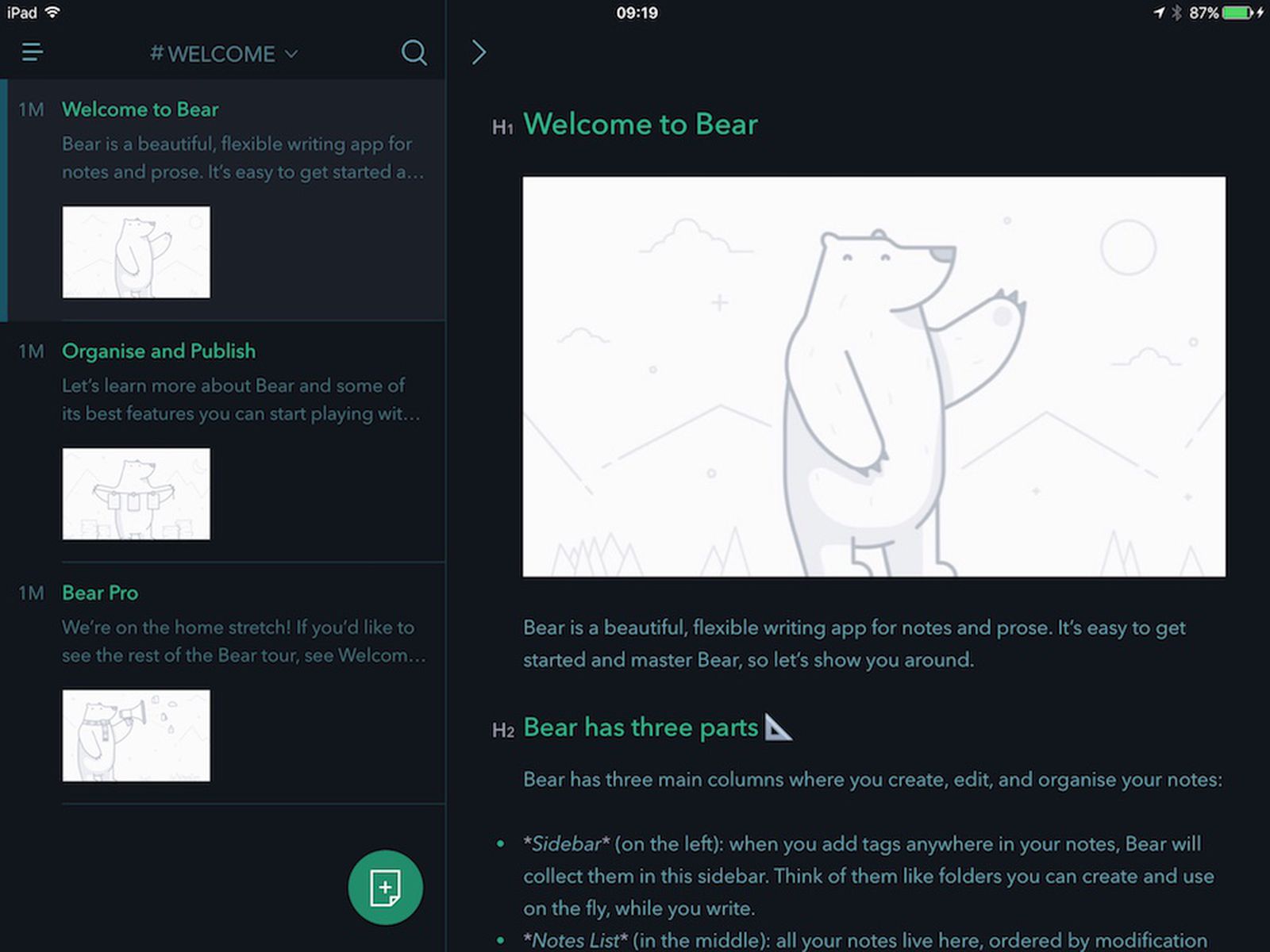 Bear 1.2 Brings Sketching, New Icons, and VoiceOver to Note-Taking App ...