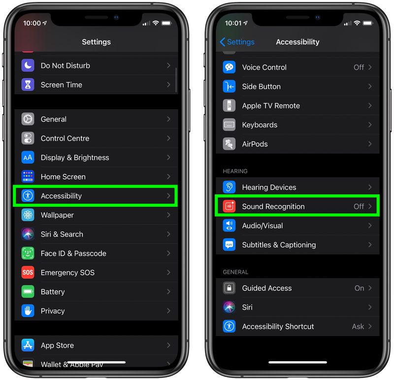 How to Use the Sound Recognition Accessibility Feature in iOS 14 - MacRumors