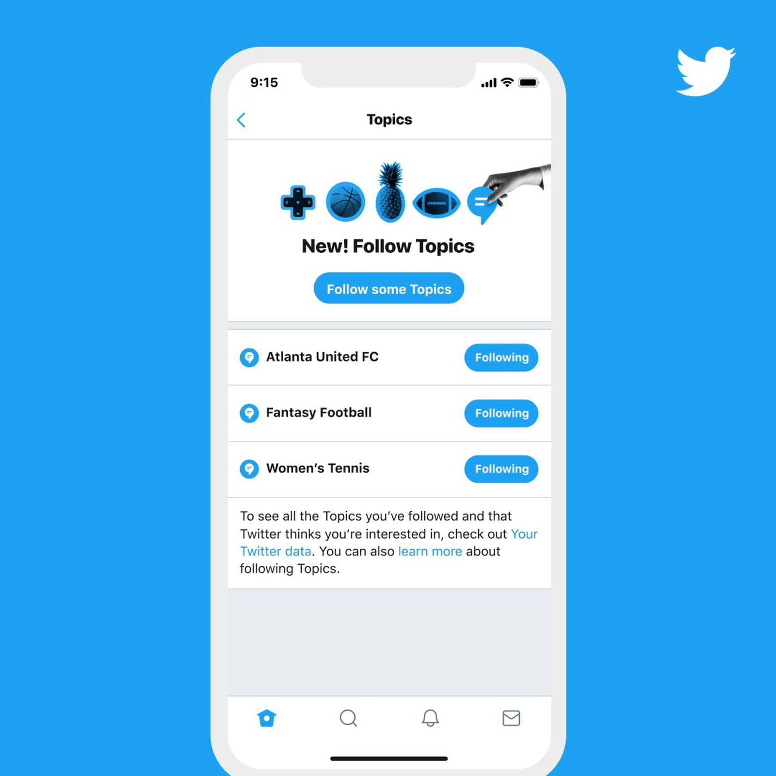 Twitter Introducing 'Topics' Feature That Lets Users Follow Subjects of ...