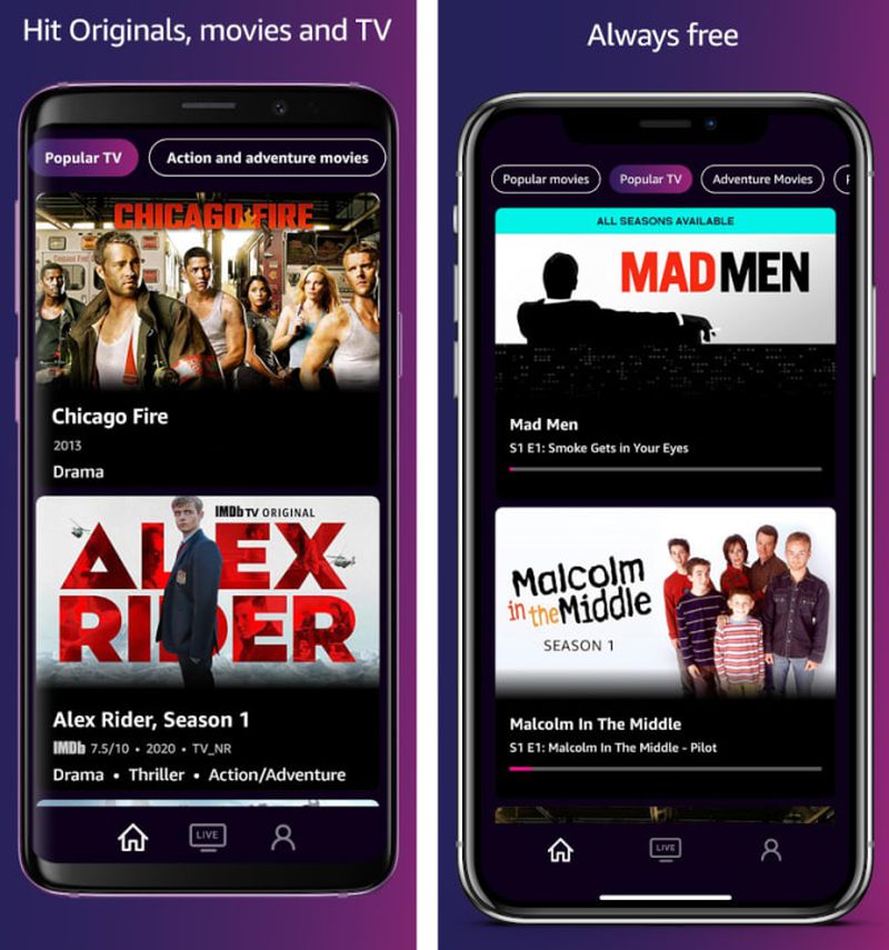 Free, Ad-Supported IMDb TV Streaming Service Launches Standalone Mobile Apps - MacRumors