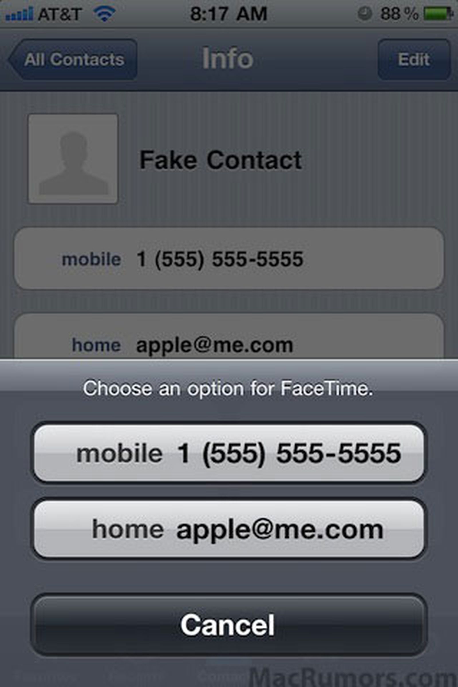 Apple Adds Email-Based FaceTime Support in iOS 4.1 Beta 3 - MacRumors