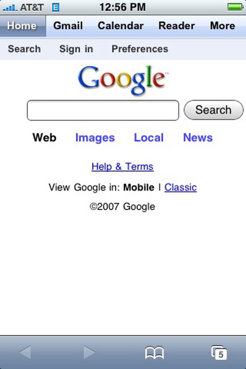 Google Launches New iPhone Web Application - MacRumors