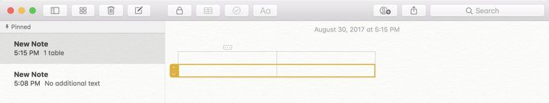 How to Use New Pinning and Tables Features in Notes in iOS 11 and macOS ...