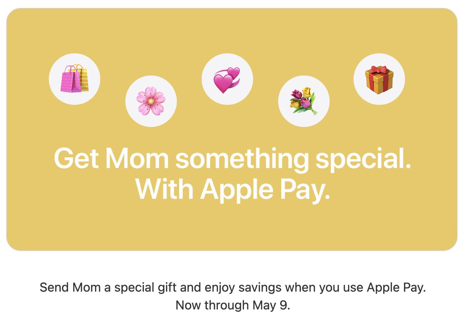 Apple Pay Promo Offers Mother's Day Discounts From 1-800-Flowers, J ...