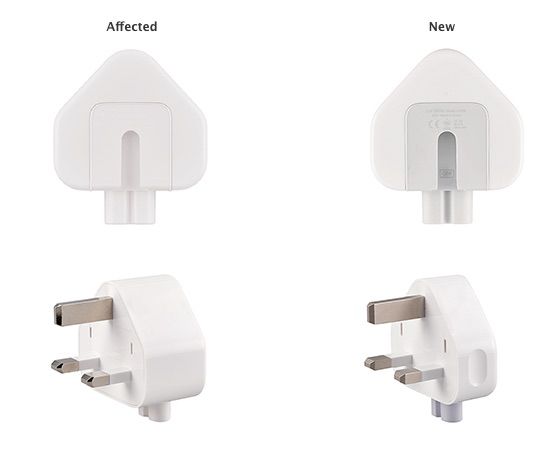 Apple Voluntarily Recalls Some Older Three-Prong Wall Plug Adapters Due ...