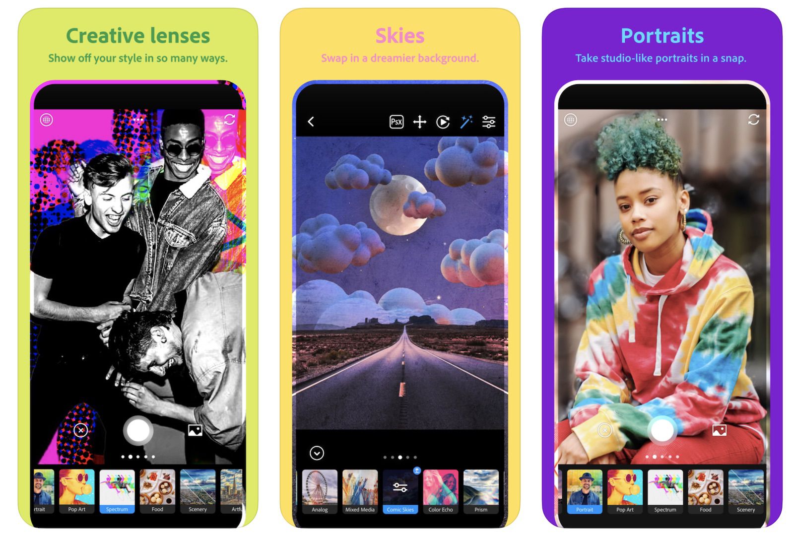 Adobe Launches 'Photoshop Camera' App on iPhone With Over 80 Custom ...