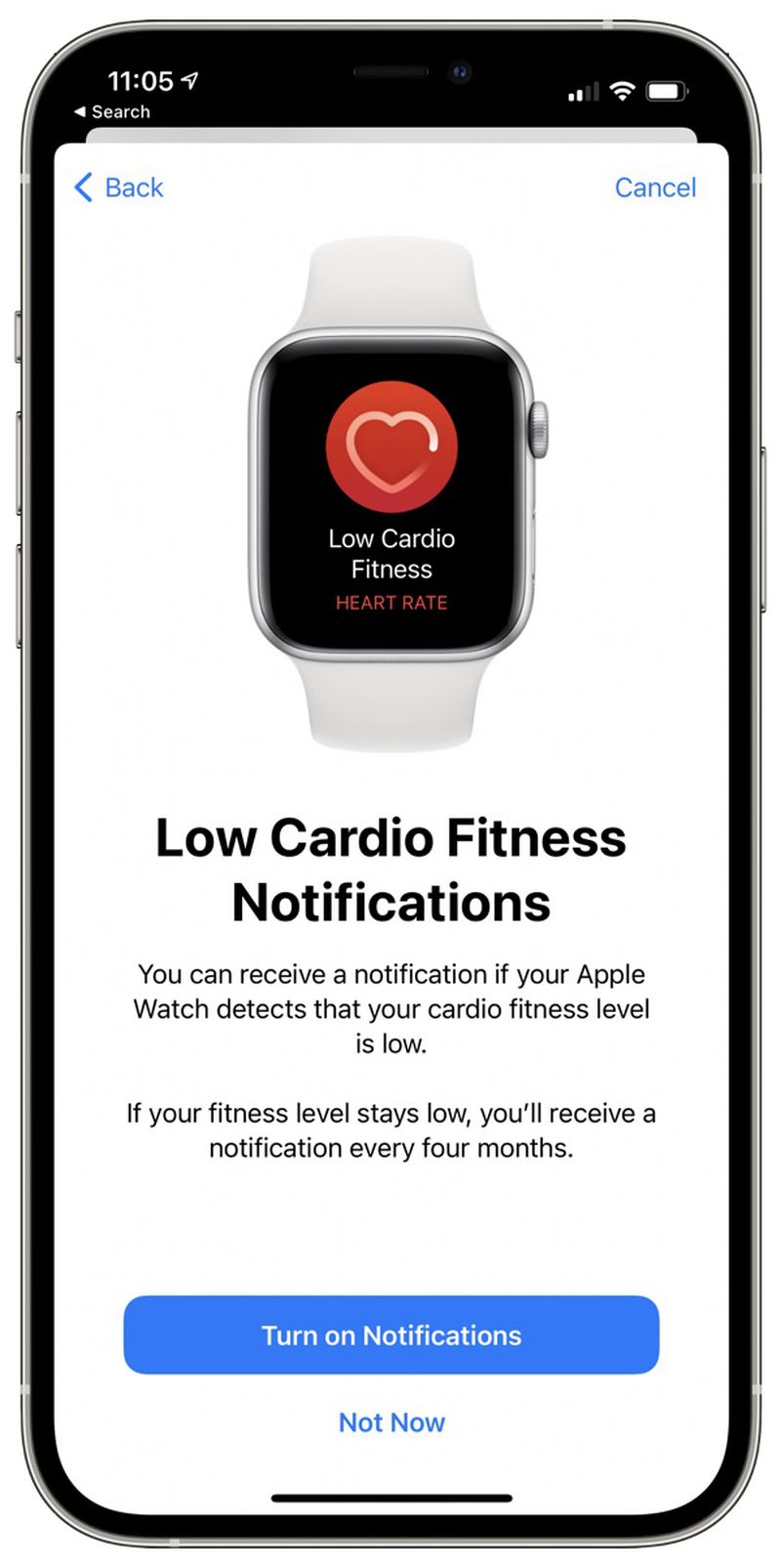 How to Set Up Cardio Fitness Levels in watchOS 7.2 and iOS 14.3 - MacRumors