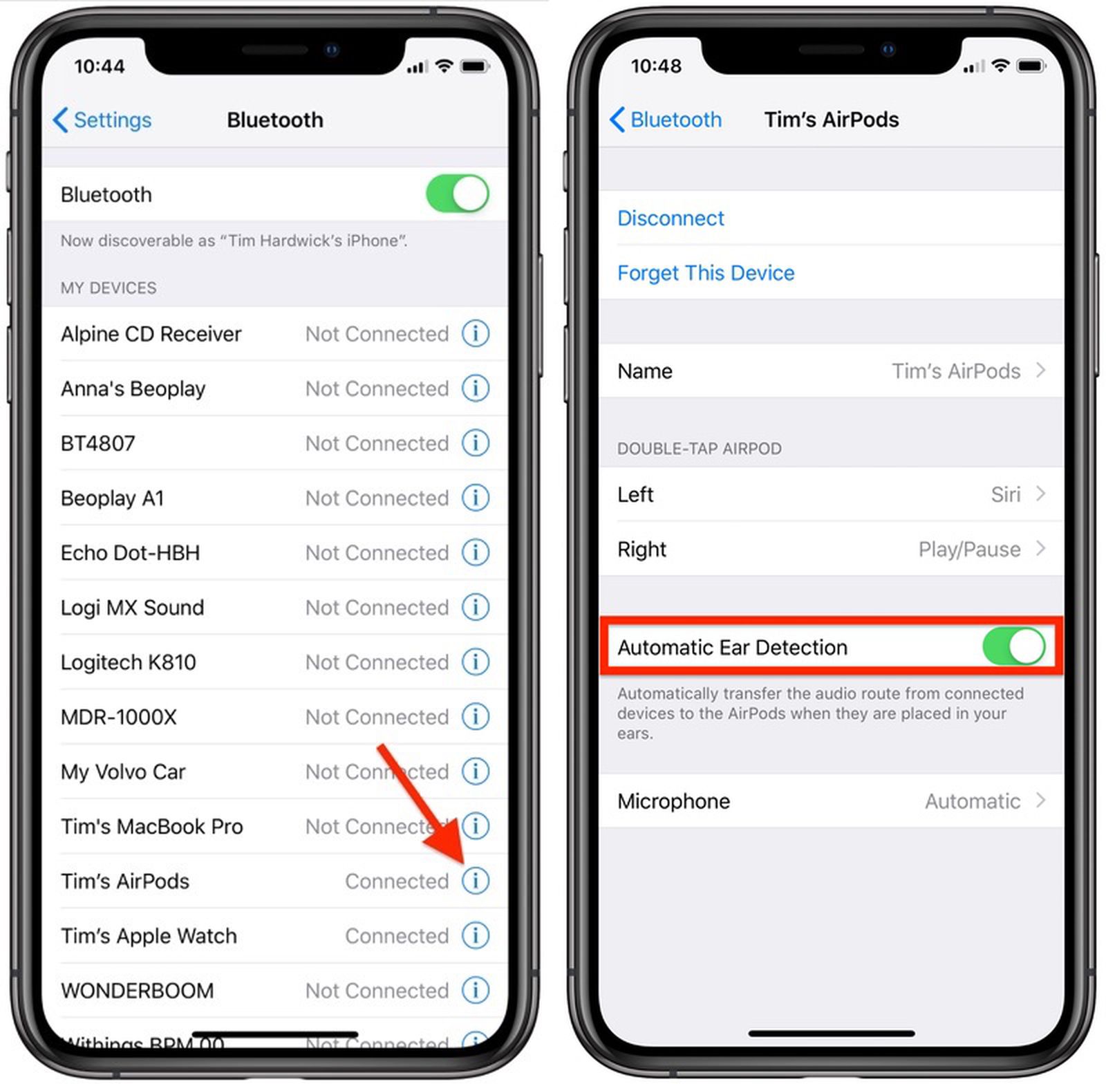 How to Turn Off Automatic Ear Detection on AirPods and AirPods Pro ... How to Turn Off Automatic Ear Detection on AirPods and AirPods Pro ...