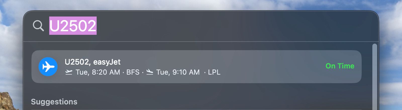Track a Flight on Your iPhone - MacRumors