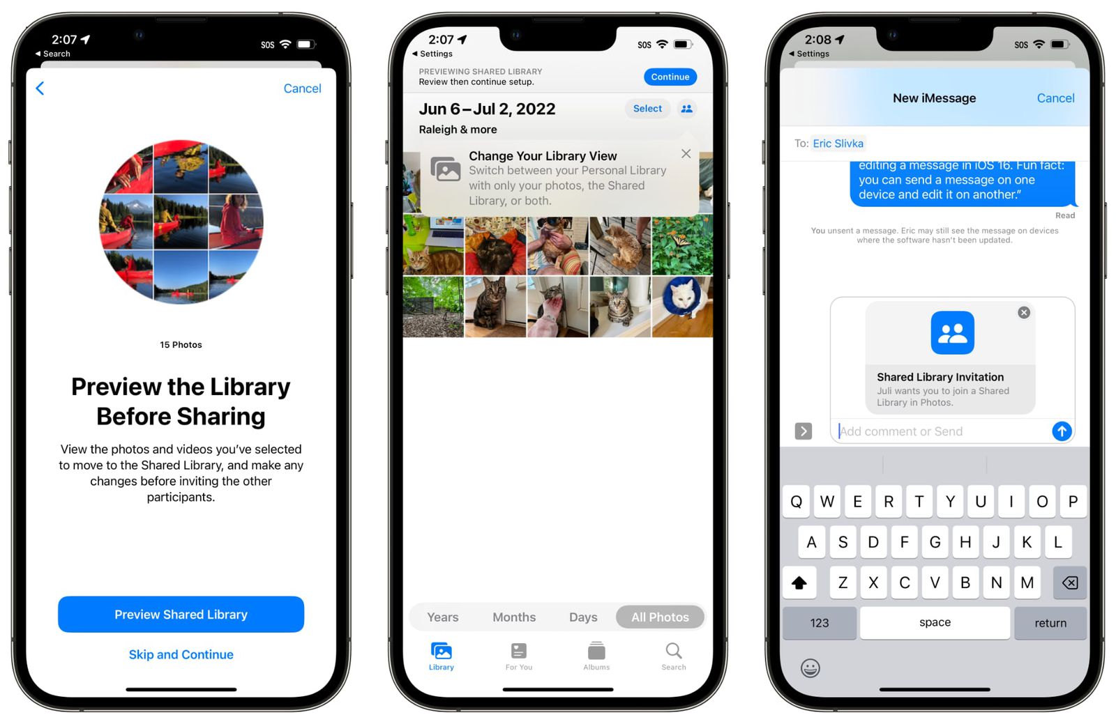 iCloud Shared Photo Library Support Added in Latest iOS 16 and macOS ...