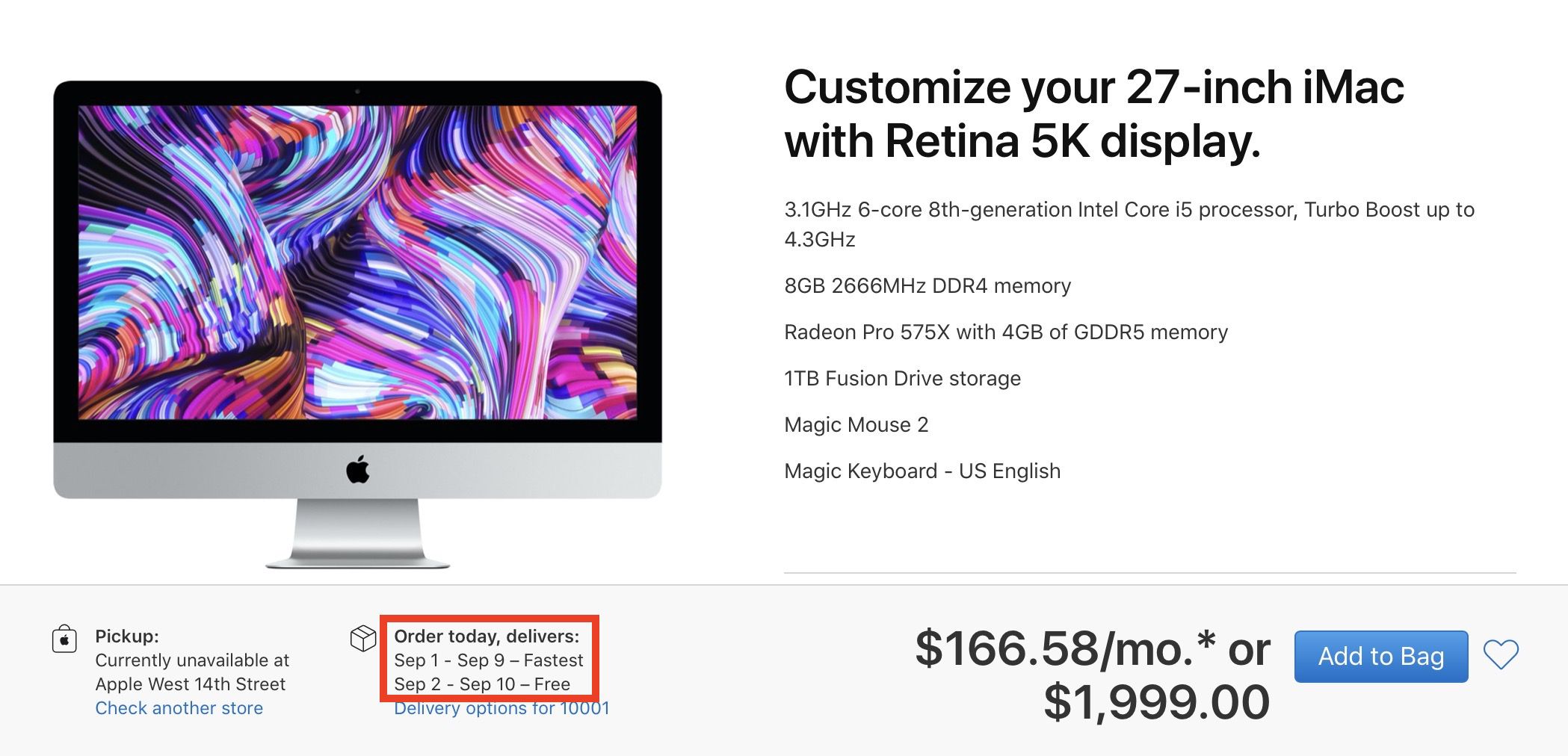 Shipping Estimates for 27-Inch iMac Continue to Slip, Now Into ...