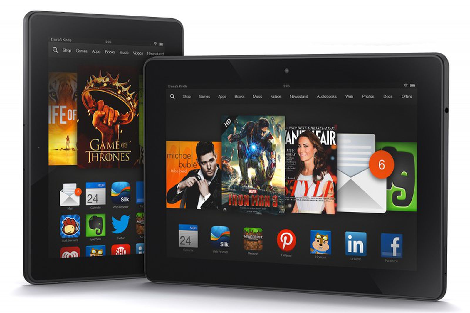 Amazon Introduces 7" and 8.9" Kindle Fire HDX at $229 and $379, Kindle ...