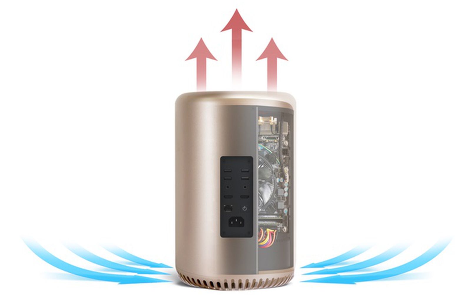 'Dune Case' for PCs Copies Mac Pro's Cylindrical Design - MacRumors