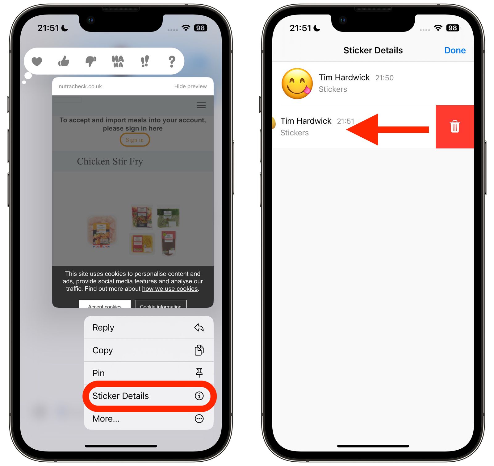 Use Emoji as Stickers in iPhone Messages - MacRumors