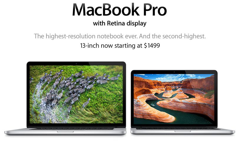Apple Updates Retina MacBook Pro with New Processors, Drops Pricing on ...