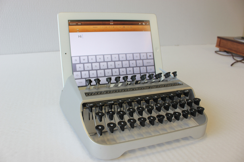One-Off Keyboard Prototype Turns iPad Into Typewriter - MacRumors
