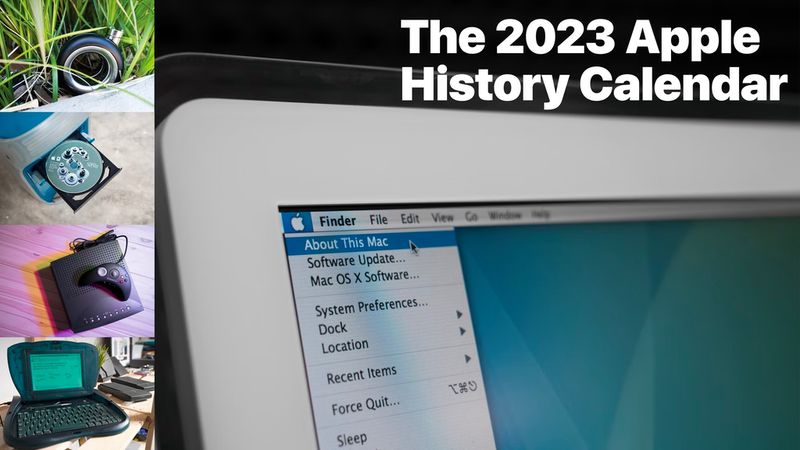 2023 Wall Calendar Highlighting Apple's Major Software Announcements ...