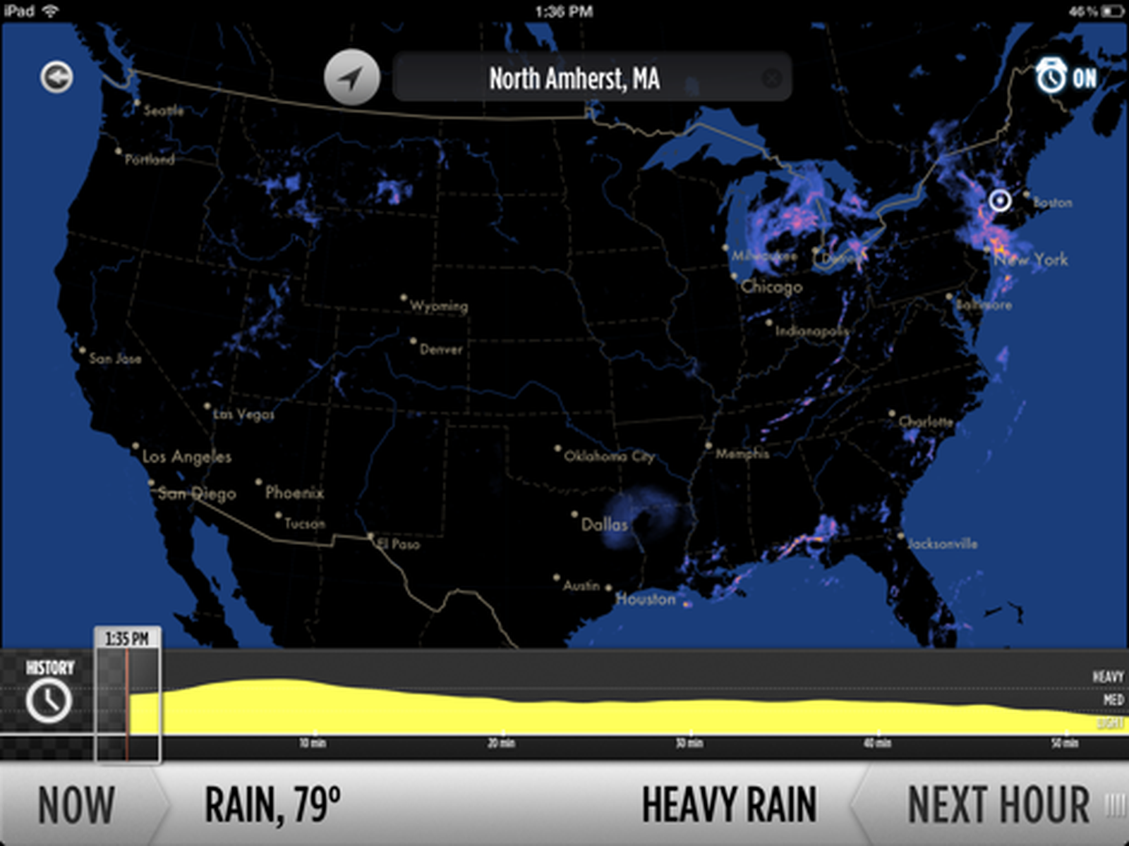'Dark Sky' Weather App Adds Push Notifications of Imminent Rain - MacRumors