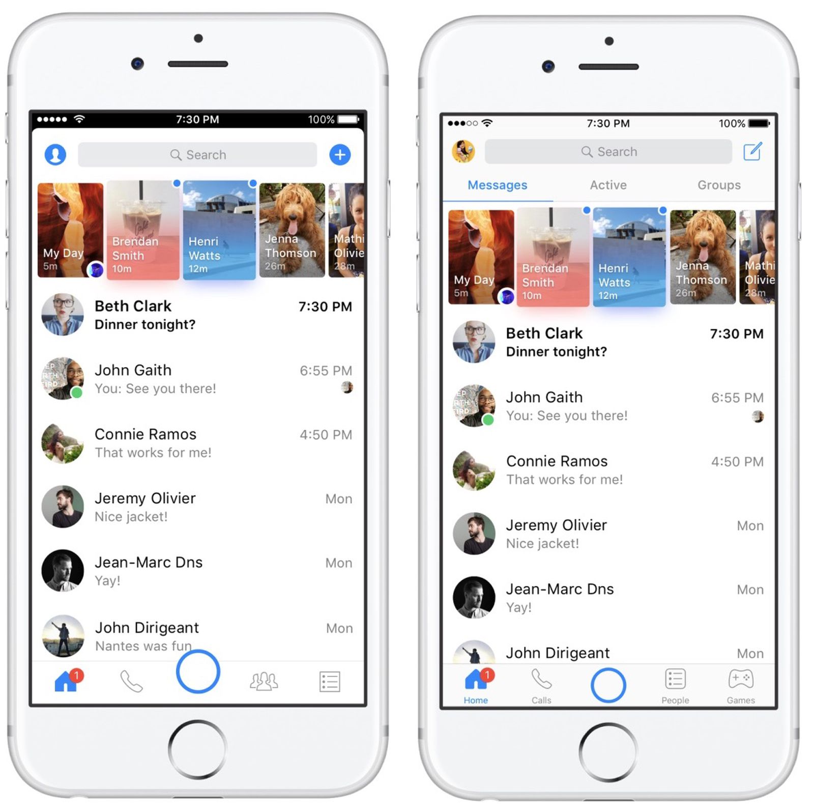 Facebook Messenger Redesign Makes it Easier to Navigate, Find Online ...