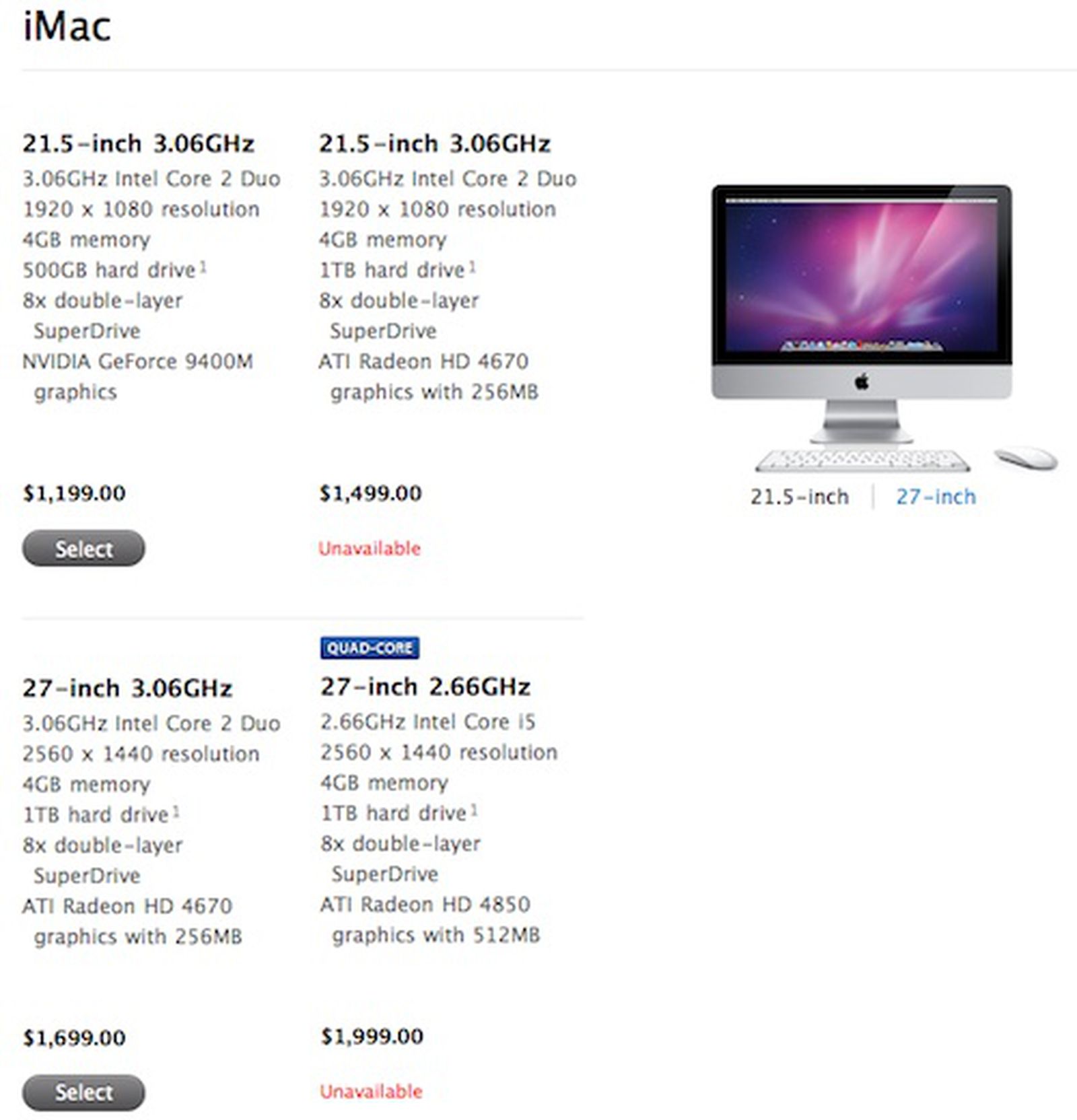 iMac Joins Mac Pro in Running Low for In-Store Reservations - MacRumors