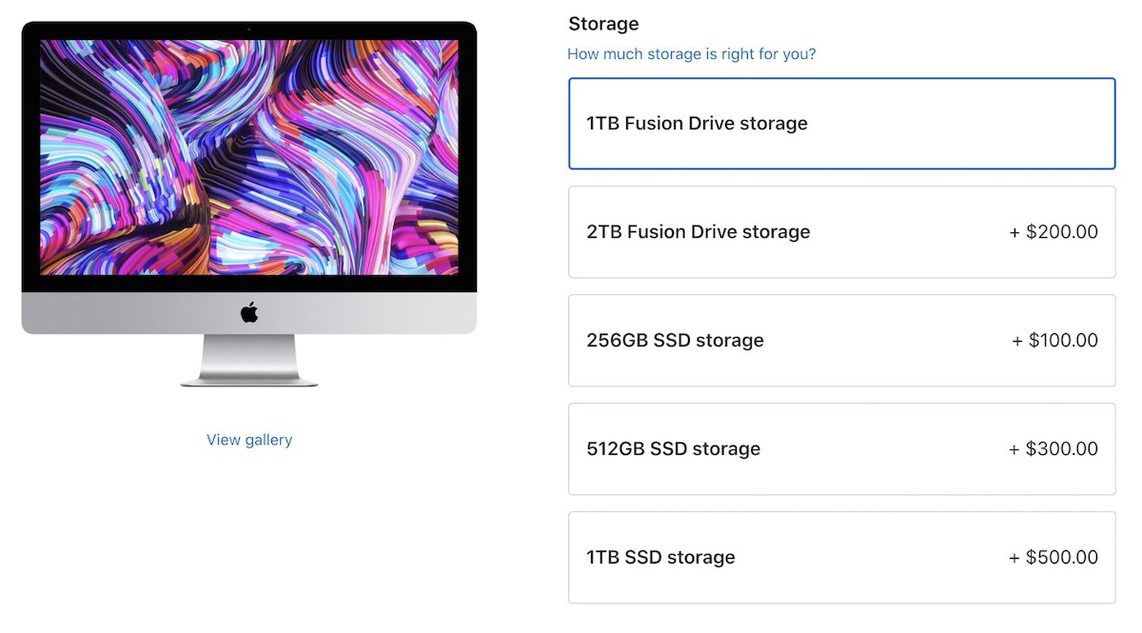 Apple Drops Prices on High-End Storage Upgrades for iMac, iMac Pro ...