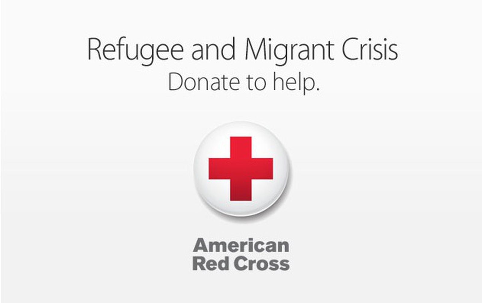 Apple Accepting Red Cross Donations Through iTunes to Support Migration ...