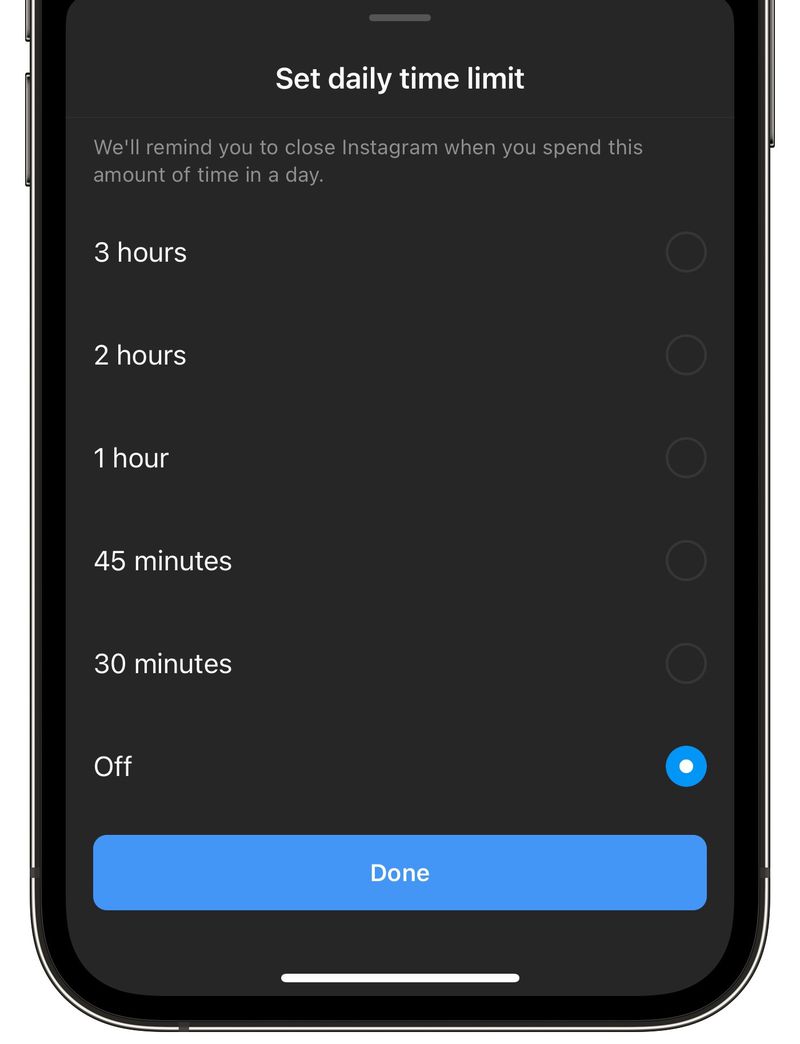 Instagram Limits Users' Ability to Limit How Much Time They Spend in ...