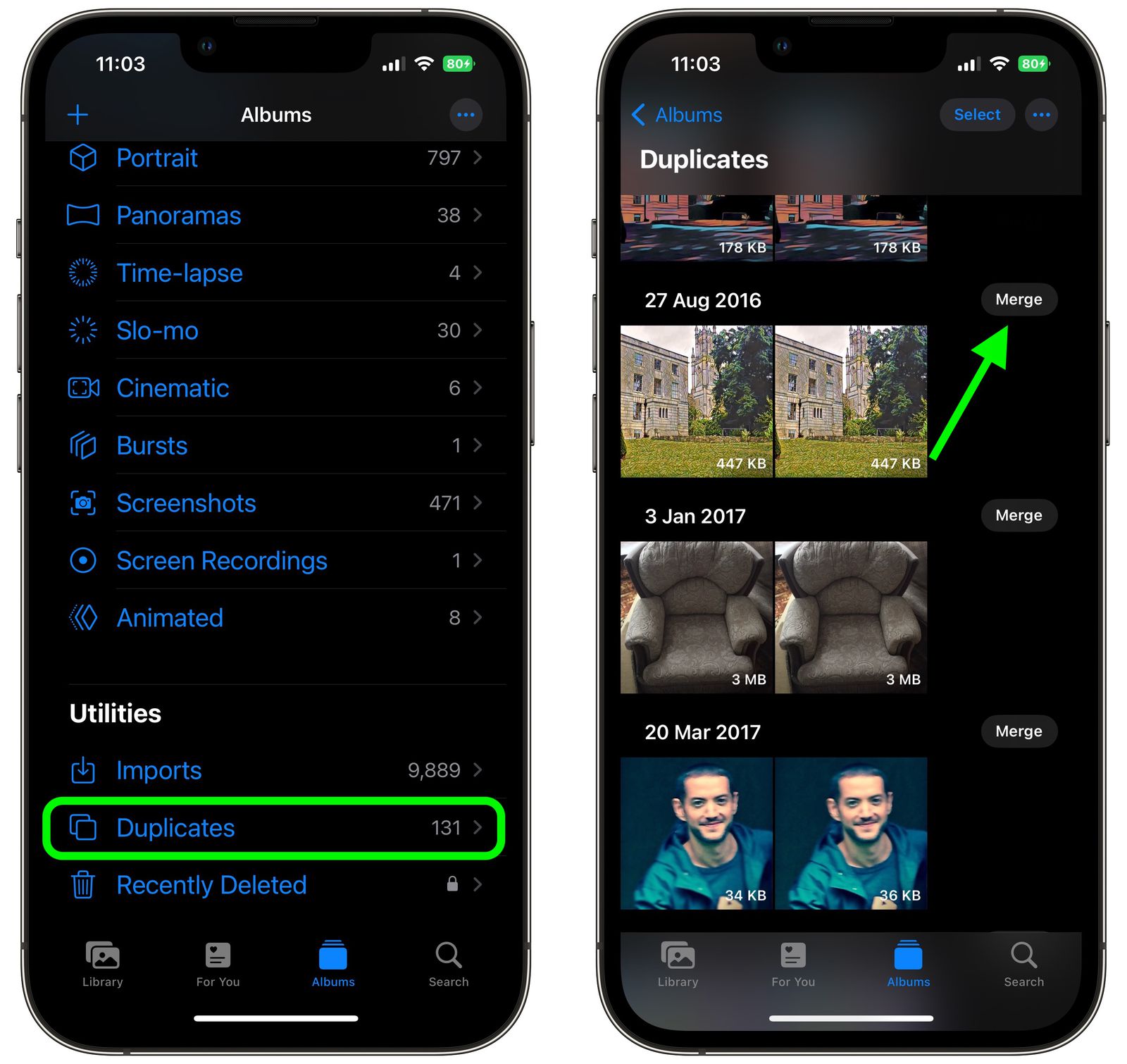 IOS 16 How To Find Merge And Delete Duplicates In Your Photo Library