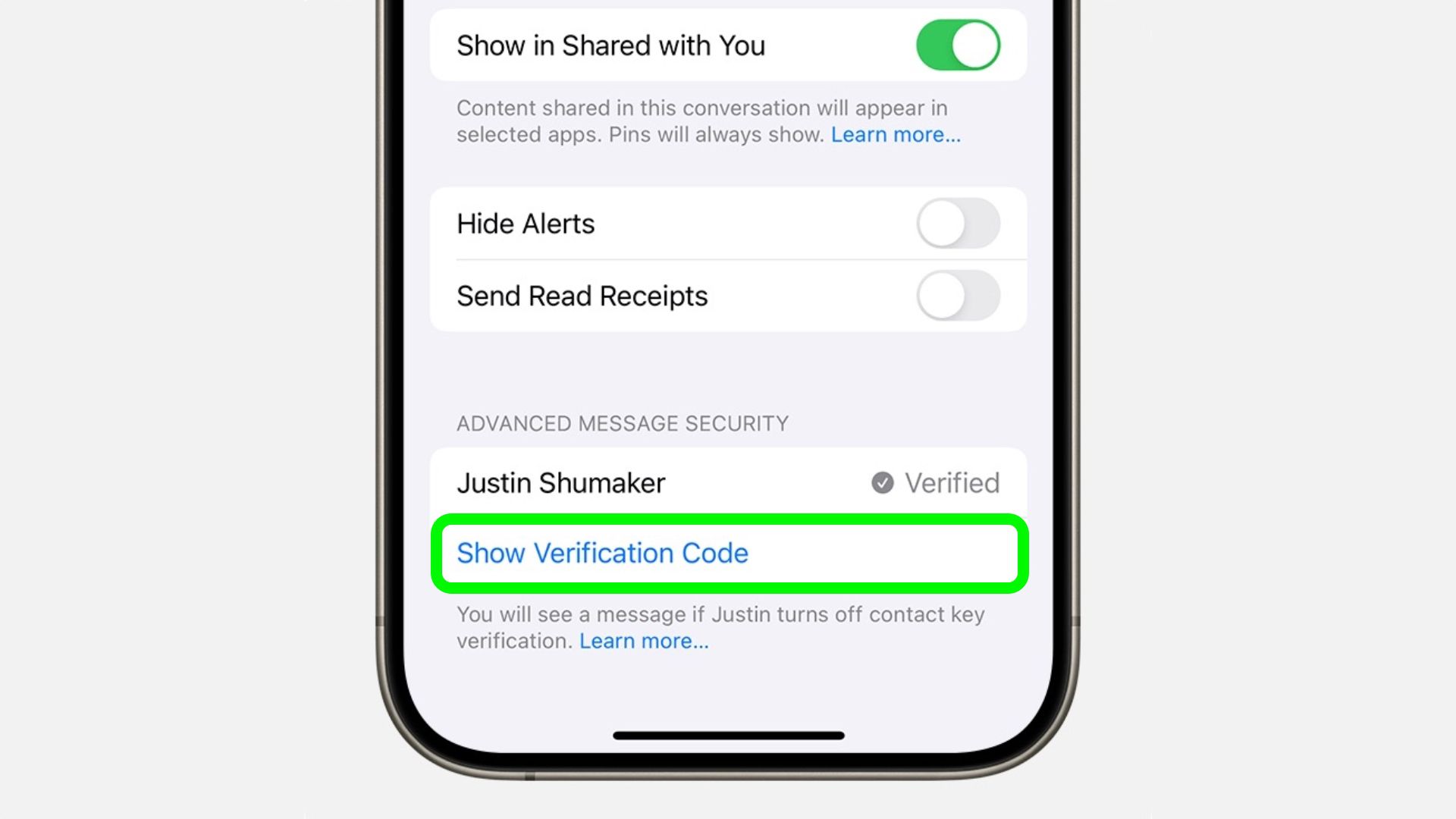 How To Use Imessage Contact Key Verification On Iphone Macrumors