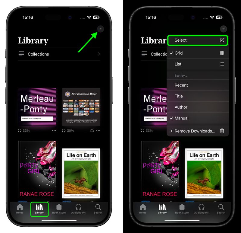 Delete Downloaded Books and Audiobooks on iPhone - MacRumors