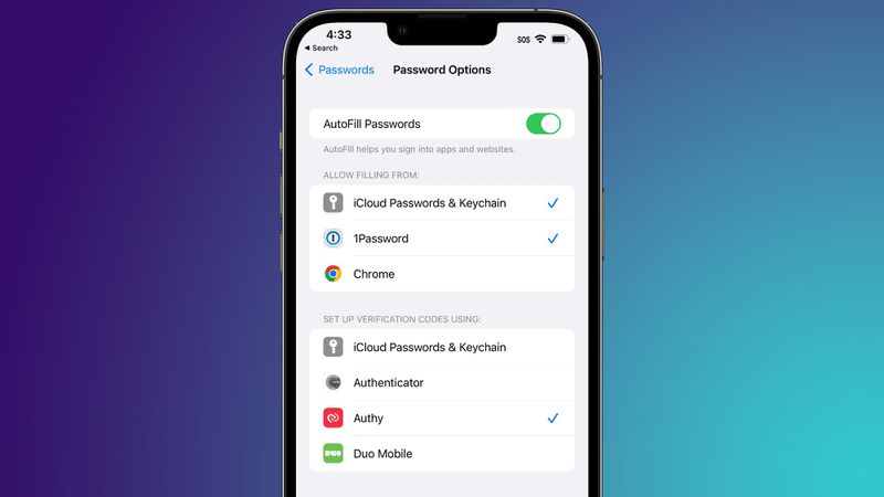 iOS 16 Lets You Use Third-Party Two-Factor Authentication Apps With ...