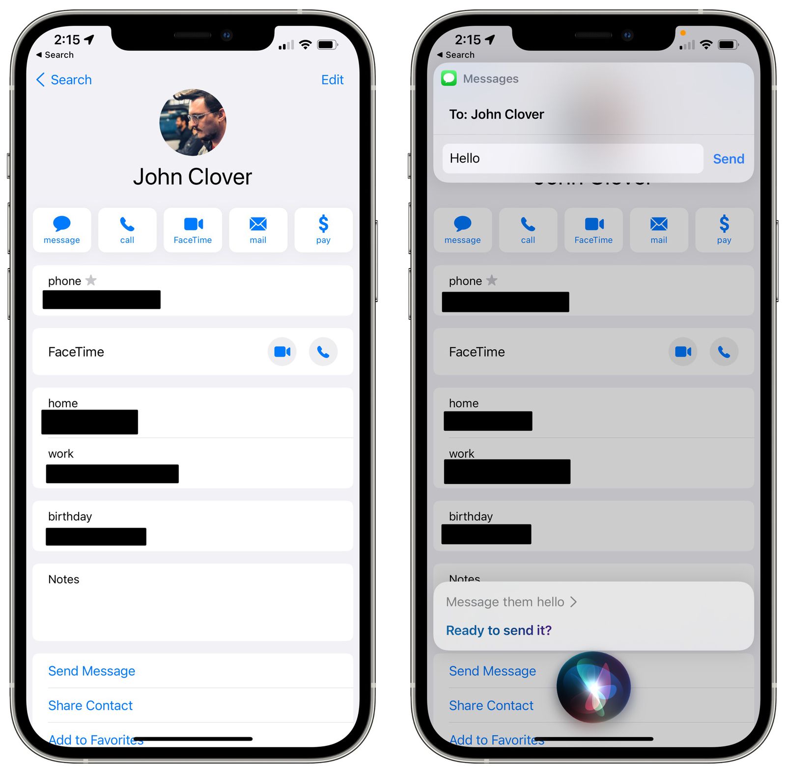 iOS 15 Siri Guide: On Device Offline Recognition and Updates - MacRumors