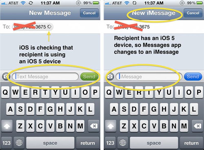 Walkthrough of Apple's iMessage in iOS 5 - MacRumors