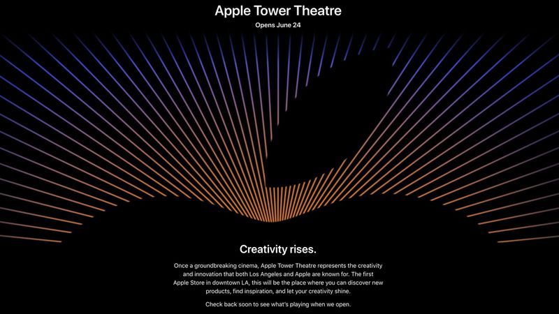 Apple's Flagship Tower Theatre Store Opening in Los Angeles on June 24 ...