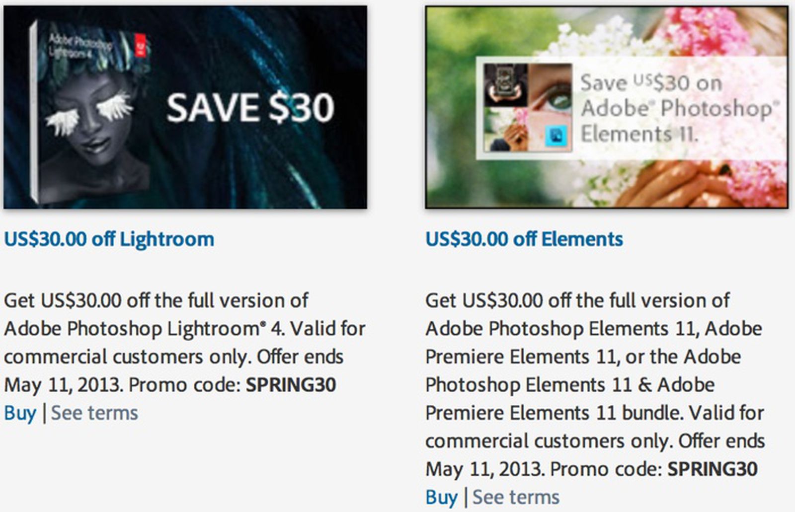 Adobe Offering Spring Discount on Lightroom and Elements - MacRumors