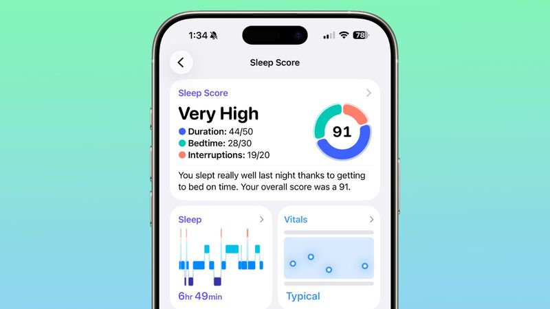 iOS 26.2 and watchOS 26.2 Update Sleep Score Ranges - MacRumors