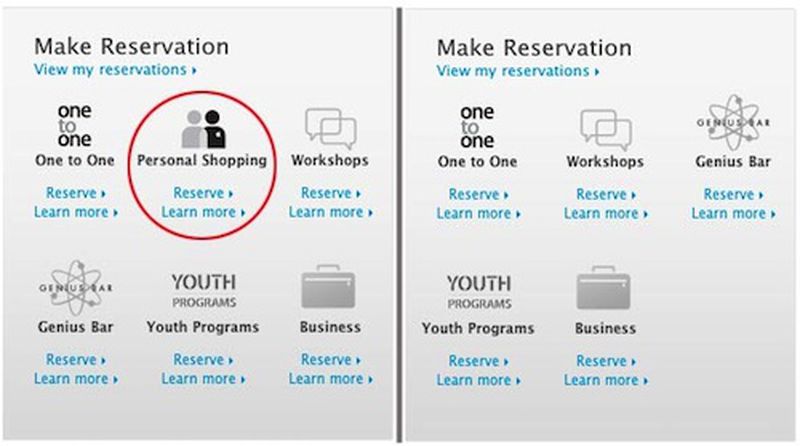 Apple Discontinues 'Personal Shopping' Service in Retail Stores - MacRumors