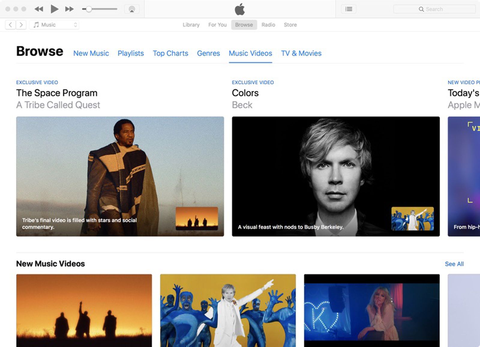Apple Releases iTunes 12.7.4 With New Music Video Features for Apple ...